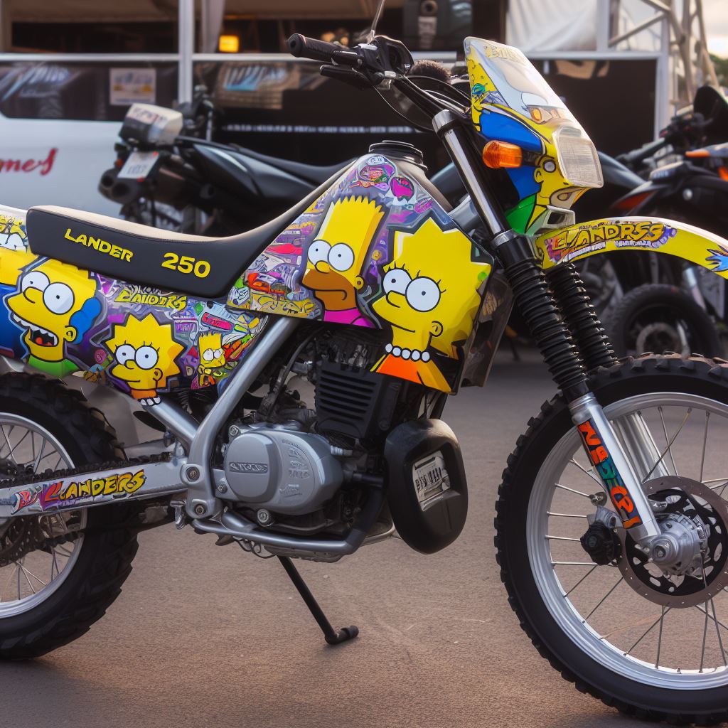 Kit Adesivo Lander 250 Simpsons – Moto Revista